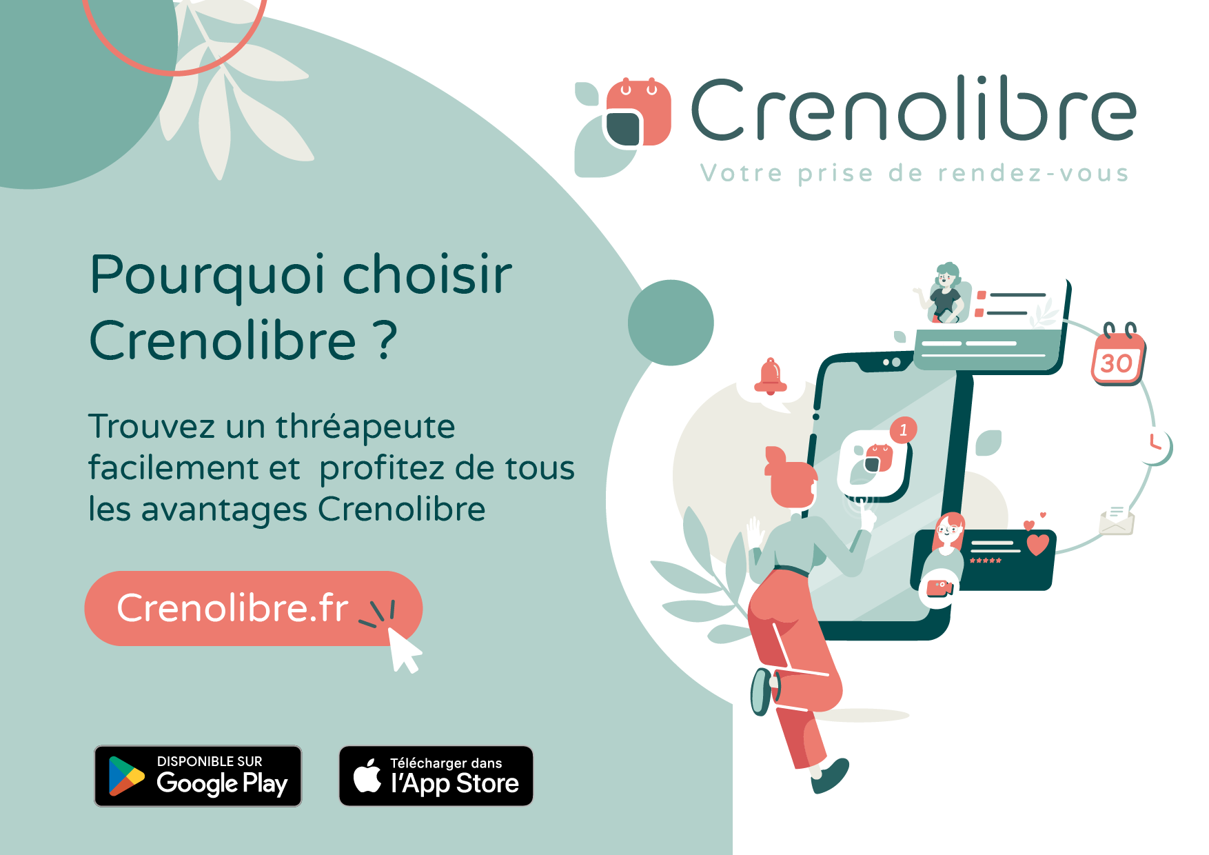 Pourquoi choisir Crenolibre pour prendre rendez-vous avec un praticien de médecine douce